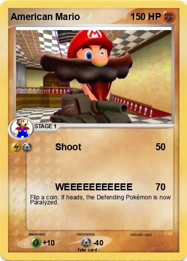 Pokémon American Mario 2 2 - Shoot - My Pokemon Card