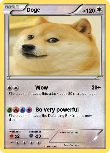 Pokémon Doge 95 95 - Wow - My Pokemon Card