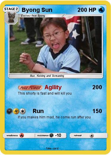 Pokémon Byong Sun - Agility - My Pokemon Card