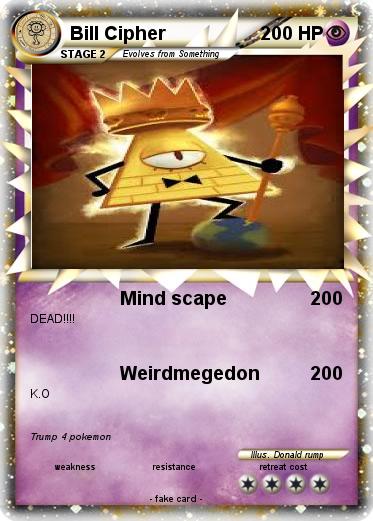Pokémon Bill Cipher 441 441 - Mind scape - My Pokemon Card