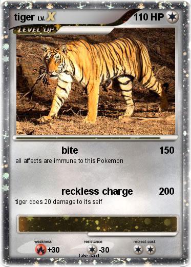 Pokémon tiger 685 685 - bite - My Pokemon Card