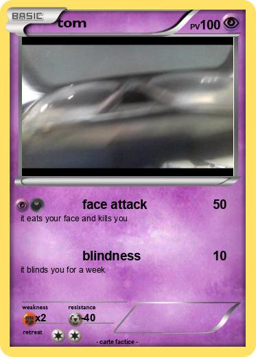Pokémon tom 2224 2224 - face attack - Ma carte Pokémon