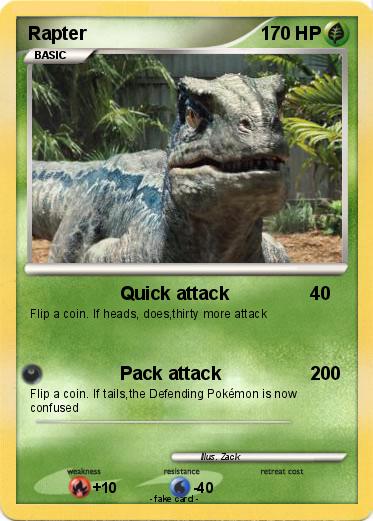 Pokémon Rapter 14 14 - Quick attack - My Pokemon Card