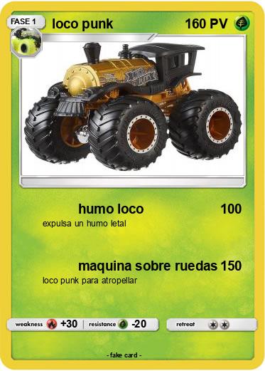 Pokémon loco punk - humo loco - Mi carta pokémon