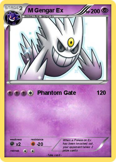 Pokémon M Gengar Ex 35 35 - Phantom Gate - My Pokemon Card