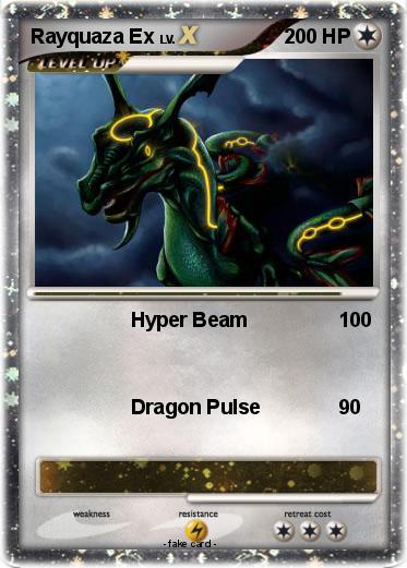 Pokémon Rayquaza Ex 461 461 - Hyper Beam - My Pokemon Card