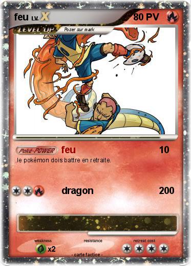 Pokémon feu 188 188 - feu - Ma carte Pokémon