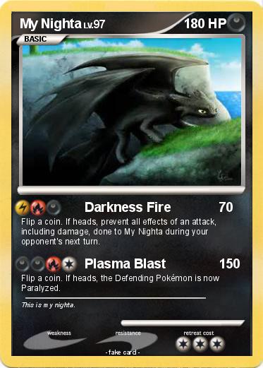 Pokémon My Nighta - Darkness Fire - My Pokemon Card