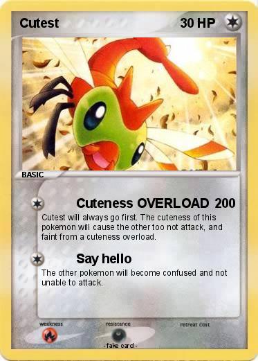 Pokémon Cutest 54 54 - Cuteness OVERLOAD - My Pokemon Card