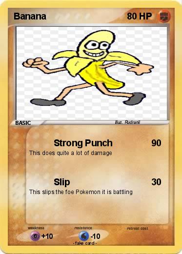 Pokémon Banana 674 674 - Strong Punch - My Pokemon Card