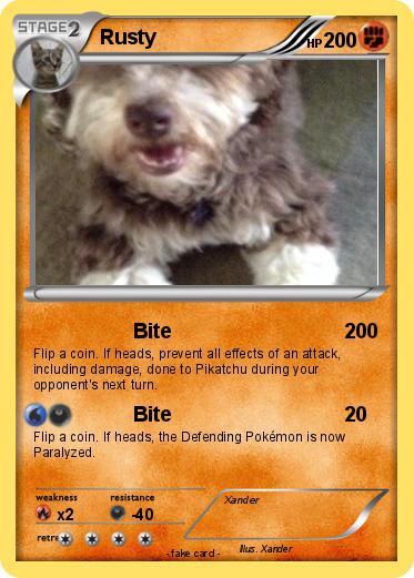 Pokémon Rusty 103 103 - Bite - My Pokemon Card