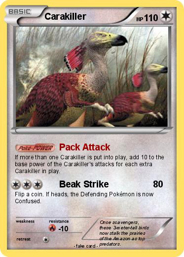 Pokémon Carakiller 3 3 - Pack Attack - My Pokemon Card