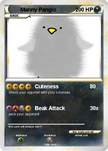 Pokémon Manny Pangio - Cuteness - My Pokemon Card