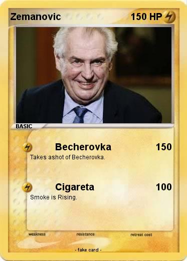 Pokémon Zemanovic - Becherovka - My Pokemon Card