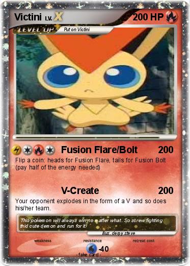 Pokémon Victini 2378 2378 - Fusion Flare/Bolt - My Pokemon Card