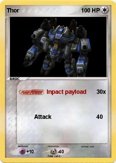 Pokémon Thor 1005 1005 - Inpact payload - My Pokemon Card