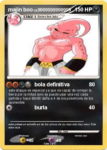 Pokémon majin boo 4 4 - bola definitiva - My Pokemon Card