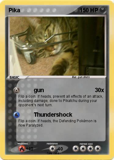 Pokémon Pika 958 958 - gun - My Pokemon Card