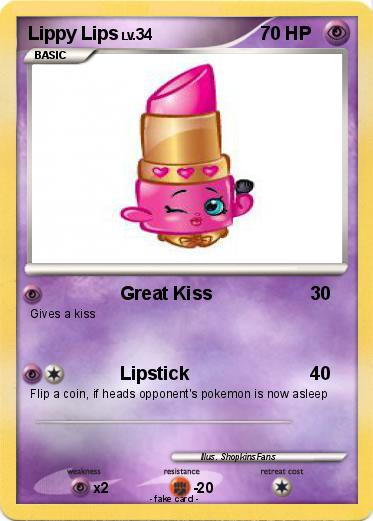 Pokémon Lippy Lips 2 2 - Great Kiss - My Pokemon Card
