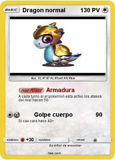 Pokémon Dragon normal 1 1 - Armadura - Mi carta pokémon
