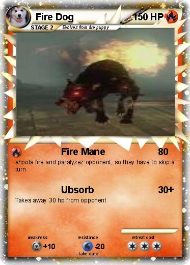 Pokémon Fire Dog 5 5 - Fire Mane - My Pokemon Card