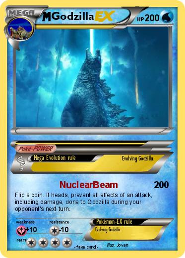 Pokémon Godzilla 3778 3778 - NuclearBeam - My Pokemon Card
