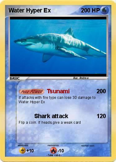 Pokémon Water Hyper Ex - Tsunami - My Pokemon Card
