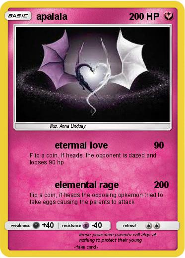 Pokémon apalala 1 1 - etermal love - My Pokemon Card