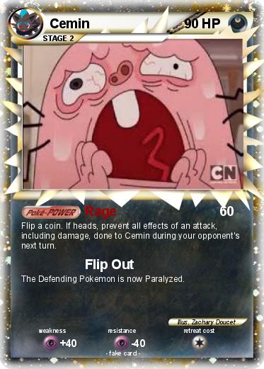 Pokémon Cemin - Rage - My Pokemon Card