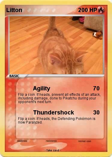 Pokémon Litton - Agility - My Pokemon Card