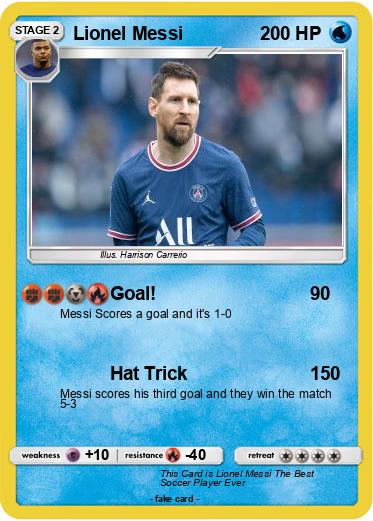 Pokémon Lionel Messi 602 602 - Goal! - My Pokemon Card