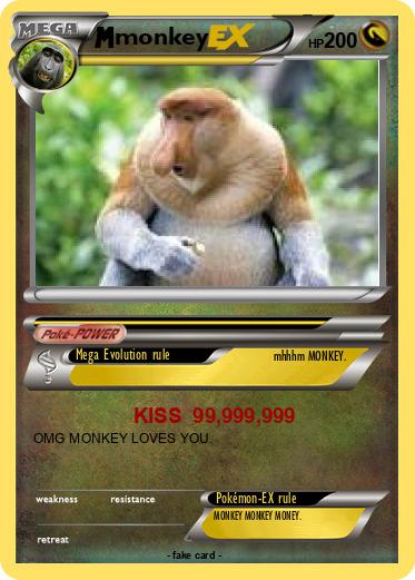 Pokémon monkey 2400 2400 - KISS 99,999,999 - My Pokemon Card