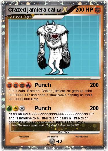Pokémon Crazed jamiera cat - Punch - My Pokemon Card