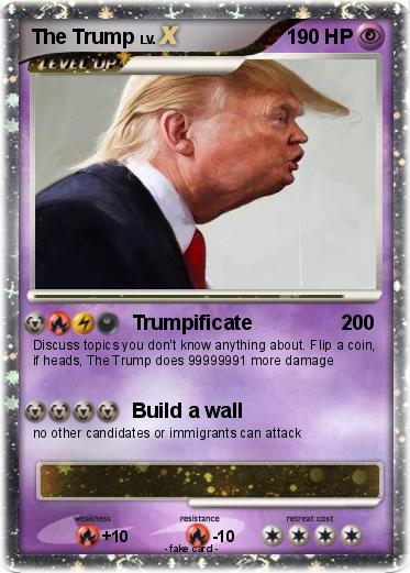 Pokémon The Trump 3 3 - Trumpificate - My Pokemon Card