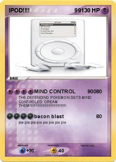 Pokémon IPOD 99 99 - MIND CONTROL 900 - My Pokemon Card