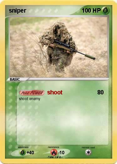 Pokémon sniper 292 292 - shoot - My Pokemon Card