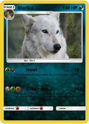 Pokémon Starfire 140 140 - Howl - My Pokemon Card