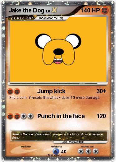 Pokémon Jake the Dog 175 175 - Jump kick - My Pokemon Card