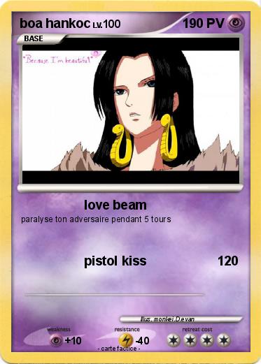 Pokémon boa hankoc 1 1 - love beam - Ma carte Pokémon