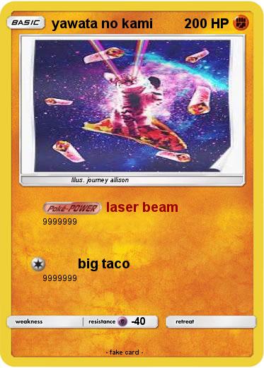 Pokémon yawata no kami - laser beam - My Pokemon Card