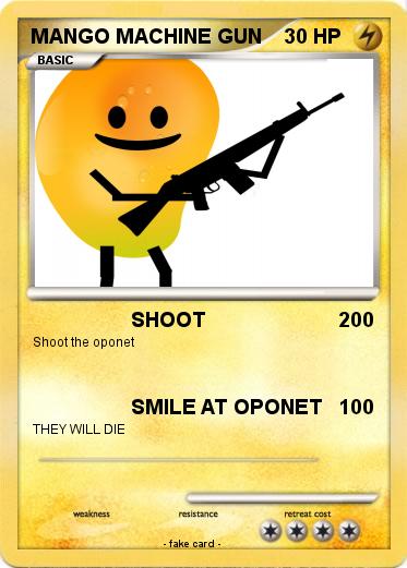 Pokémon MANGO MACHINE GUN - SHOOT - My Pokemon Card