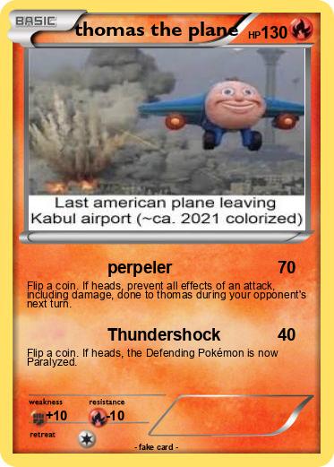Pokémon thomas the plane - perpeler - My Pokemon Card