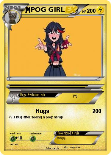 Pokémon POG GIRL - Hugs - My Pokemon Card