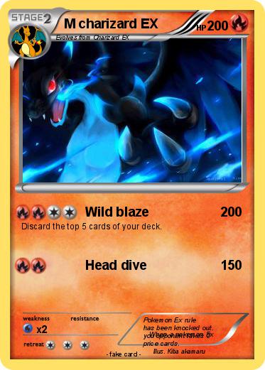 Pokémon M charizard EX 626 626 - Wild blaze - My Pokemon Card