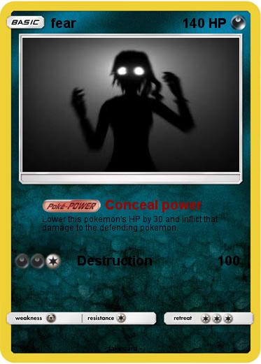 Pokémon fear 132 132 - Conceal power - My Pokemon Card