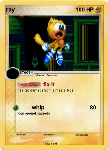 Pokémon ray 868 868 - fix it - My Pokemon Card