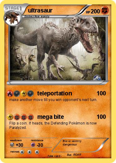 Pokémon ultrasaur 3 3 - teleportation - My Pokemon Card