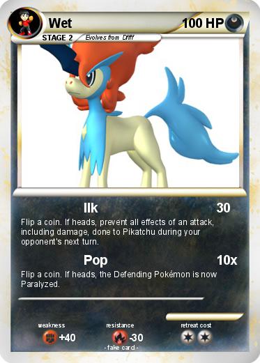 Pokémon Wet 76 76 - Ilk - My Pokemon Card