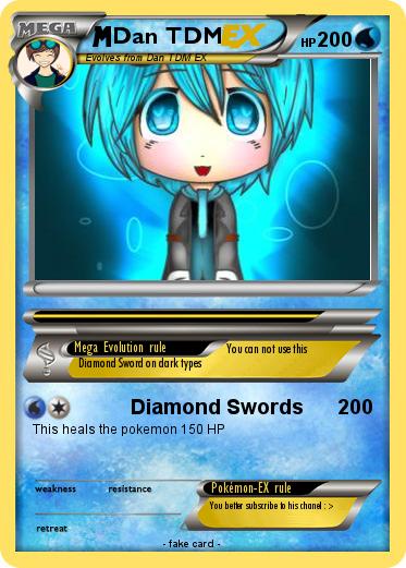 Pokémon Dan TDM 88 88 - Diamond Swords - My Pokemon Card