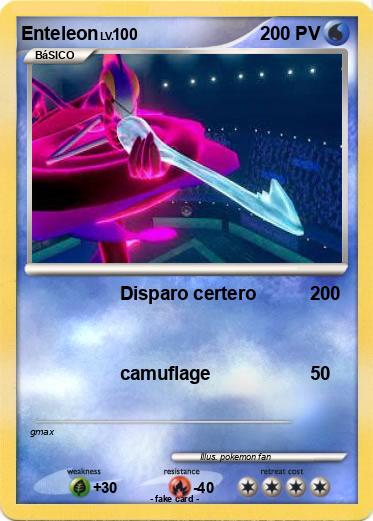 Pokémon Enteleon - Disparo certero - Mi carta pokémon